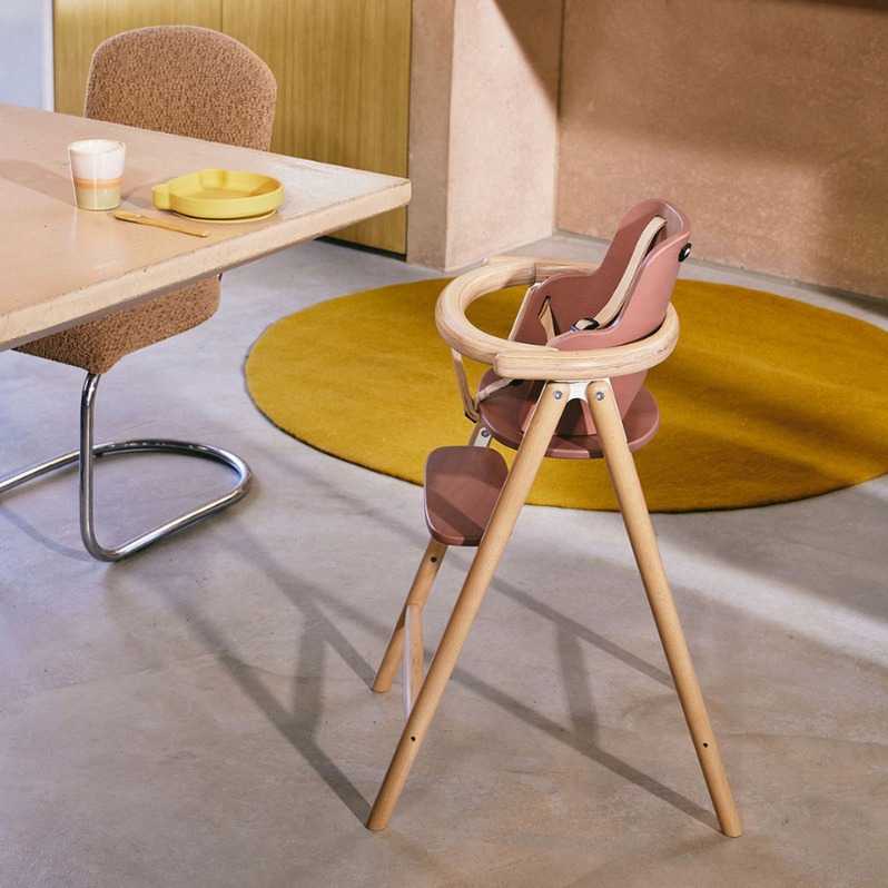 TOBO Evolutive Wooden High Chair - White par Charlie Crane - | Jourès