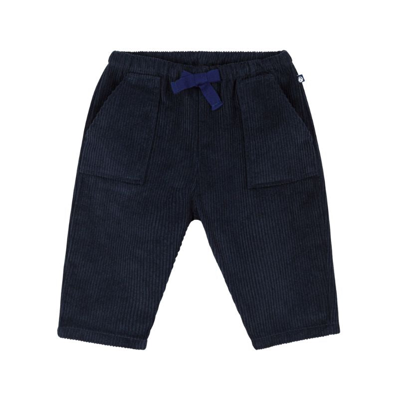 Corduroy Pants - 6m to 36m - Smoking par Petit Bateau - | Jourès
