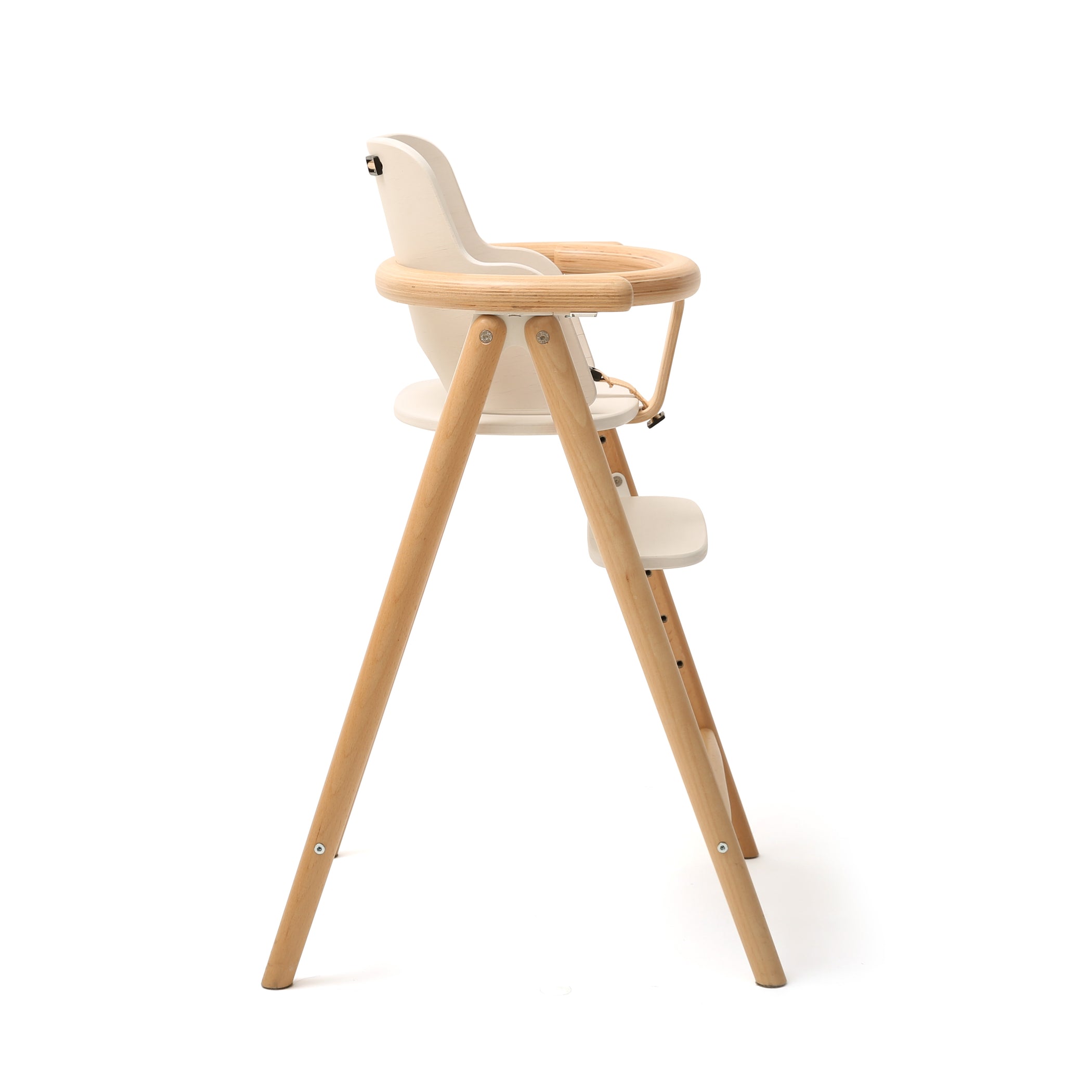 TOBO Evolutive Wooden High Chair - White par Charlie Crane - | Jourès
